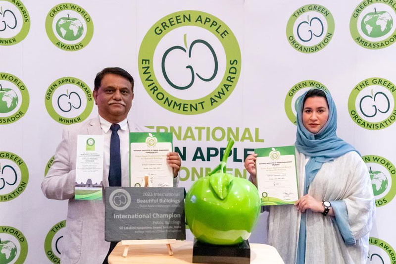 Telangana Special CS Arvind Kumar receives 'Green Apple Awards' in London