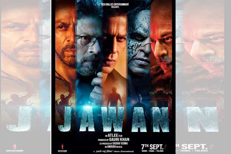 SRK unveils motion poster depicting all his five faces in 'Jawan'