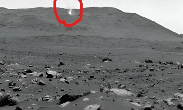 NASA's Perseverance spots dust-filled Martian whirlwind