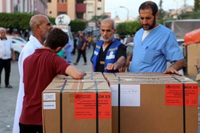 More humanitarian aid for Gaza arrive in Egypt