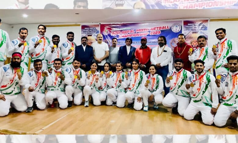 Indian Team Clinches Victory at INDO-NEPAL Mixed Netball Championship ...