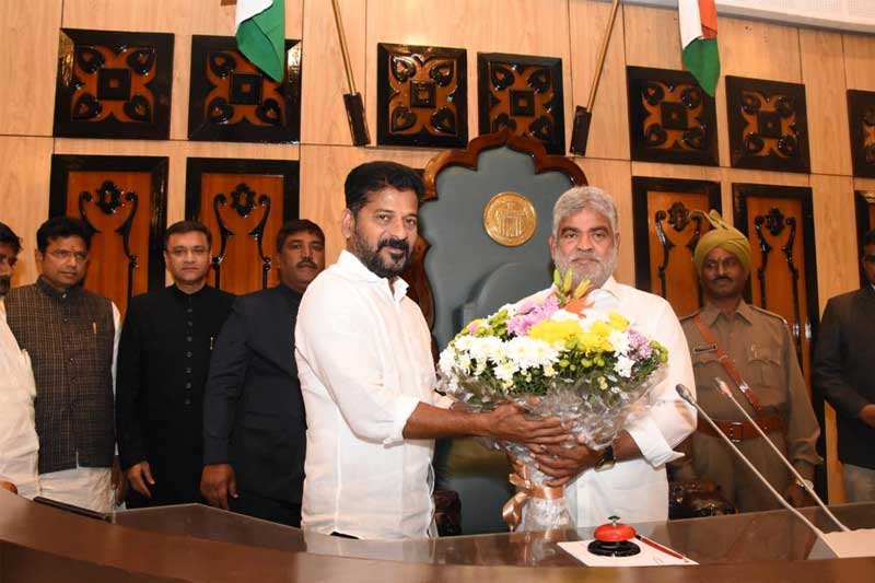 Gaddam Prasad Kumar Unanimously Elected as Speaker of Telangana ...