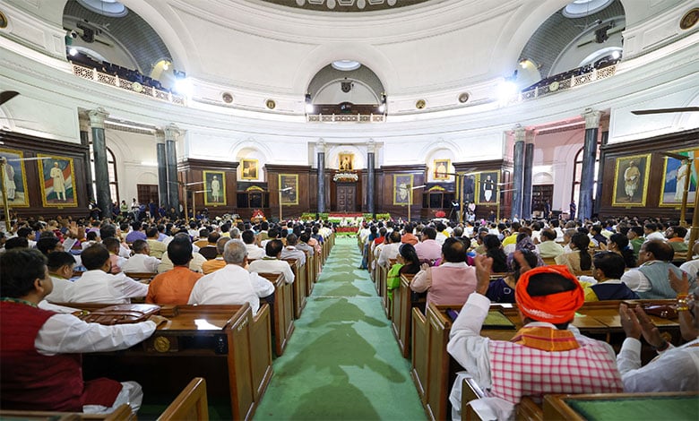 Narendra Modi elected as leader of NDA Parliamentary party, felicitated ...