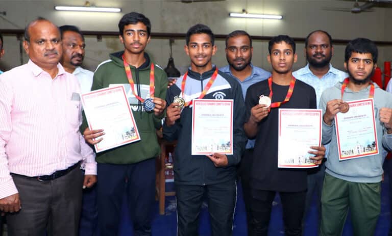 Osmania University Inter College Boxing Championship for Men Concludes ...