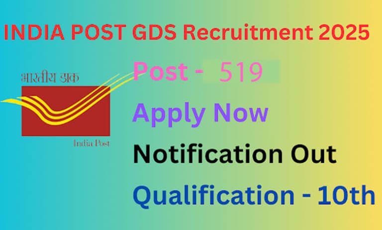 Telangana India Post GDS Recruitment 2025: 519 Vacancies for 10th Pass ...