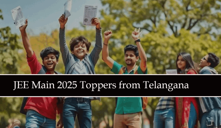 JEE Main 2025 Toppers from Telangana Who Nailed 100 Percentile!
