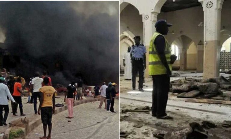 Ten killed as blast rips through mosque in Nigeria
