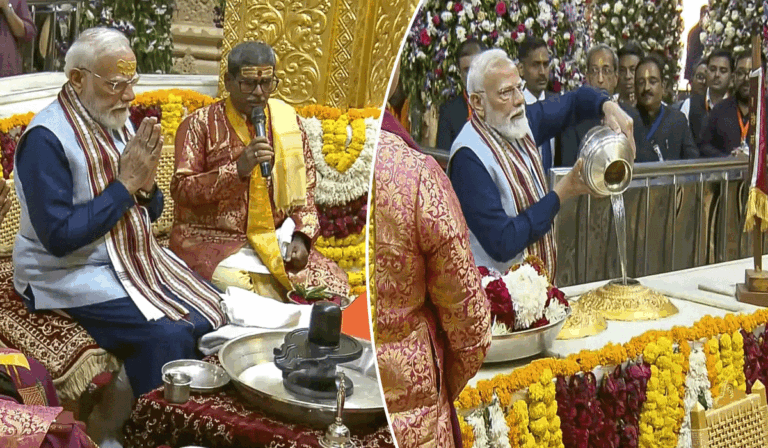 Somnath Swabhiman Parv: PM Modi offers prayers at Somnath Temple