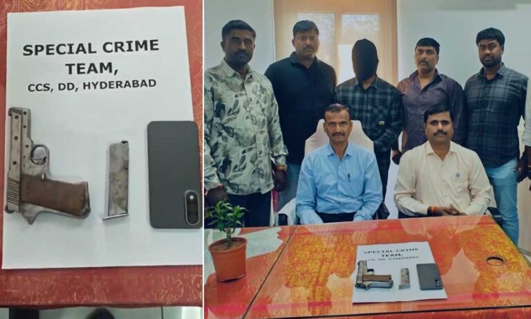 Hyderabad Shocker, Man Arrested with Illegal Country-Made Gun in ...