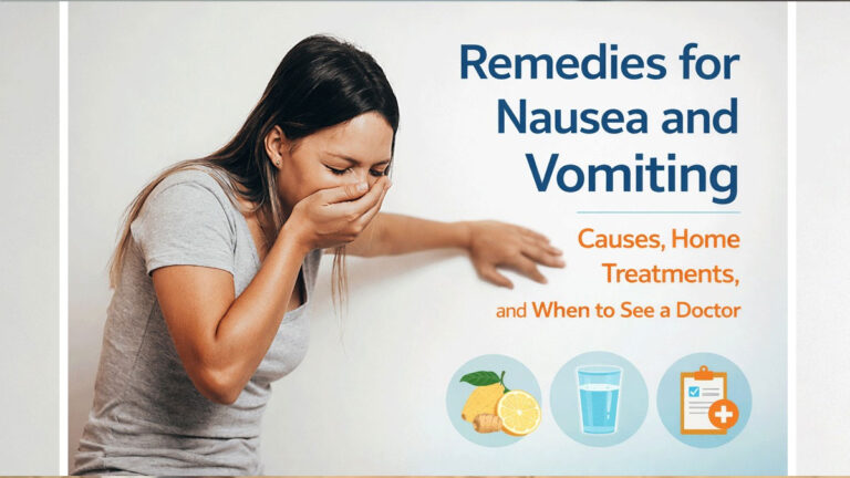 Remedies for Nausea and Vomiting: Causes, Home Treatments, and When to ...