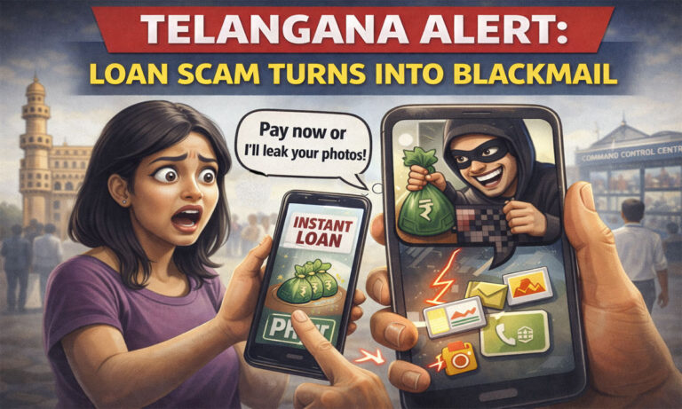 Telangana Alert: Instant Loan Scam Turns into Blackmail, Phone Data Stolen