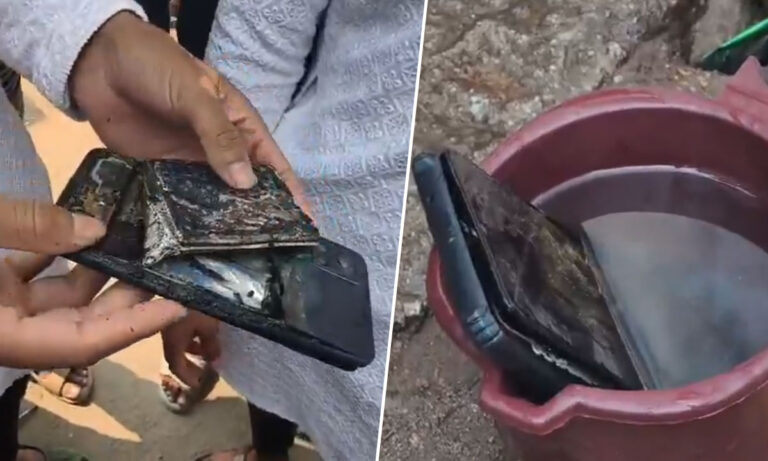 Vivo Mobile Phone Explosion in Shamshabad: Youth Escapes Major Accident ...