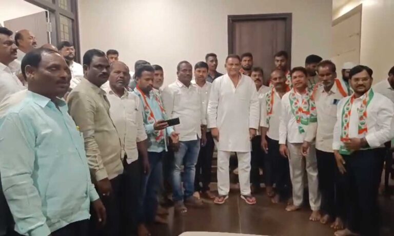 BRS Workers Join Congress in Zaheerabad Ahead of Municipal Elections