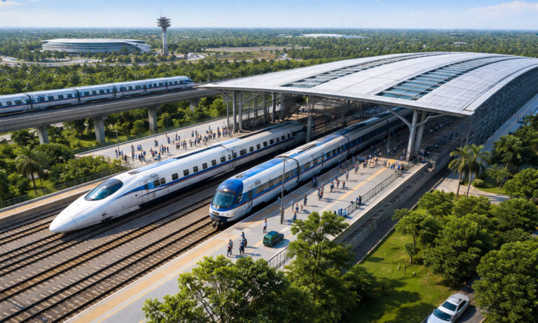 Hyderabad Bullet Train Corridors: 650 Acres Identified for Shamshabad ...