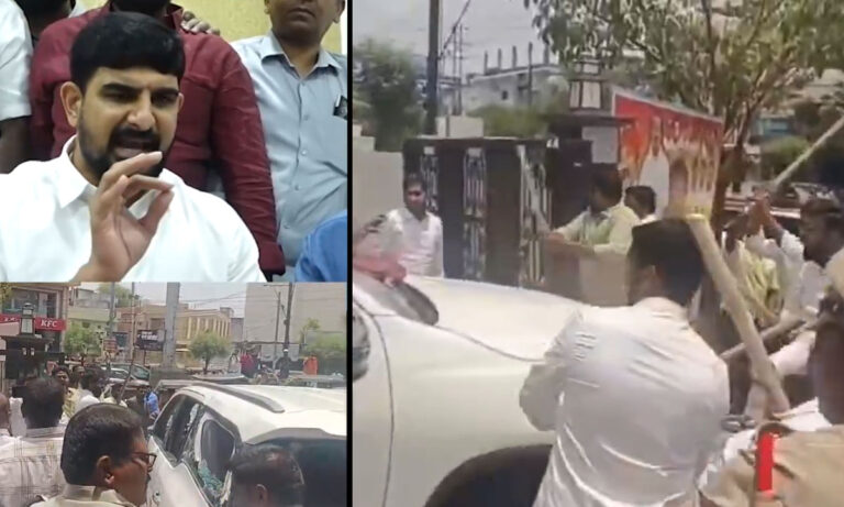 Karimnagar Tense After BJP Workers Allegedly Attack Padi Kaushik Reddy ...