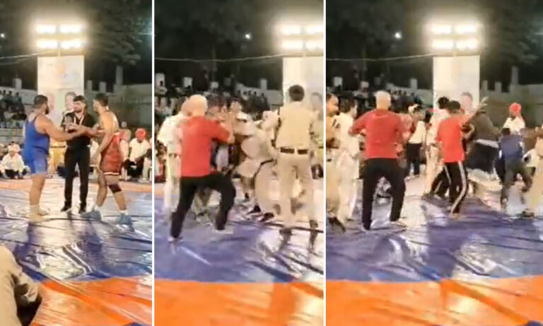 Fight Breaks Out During Wrestling Competition at Red Hills Ground Held ...