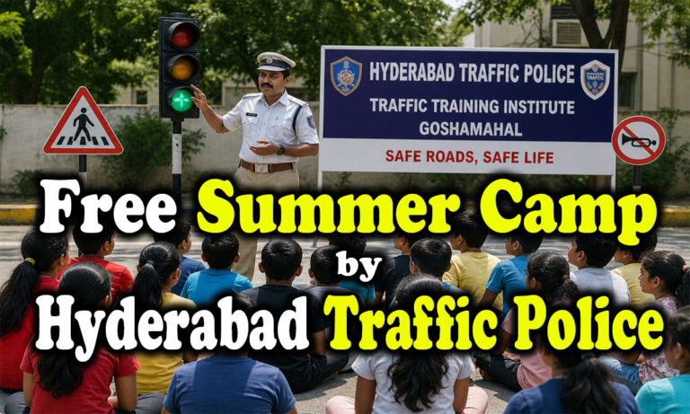 Hyderabad Traffic Police Free Summer Camp 2026: Goshamahal Training ...