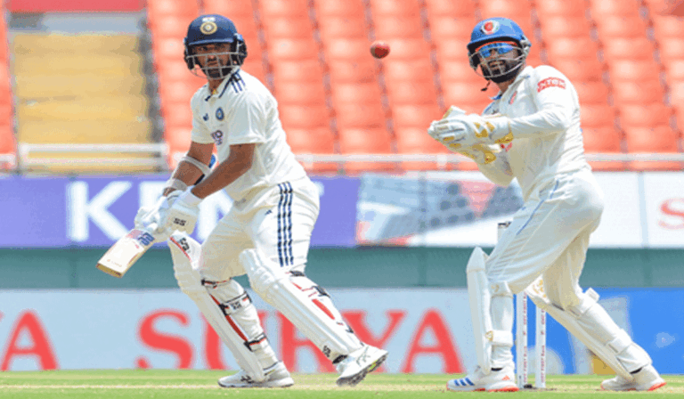 One-off Test: Washington hits 52 not out as India declare at 564/8 ...