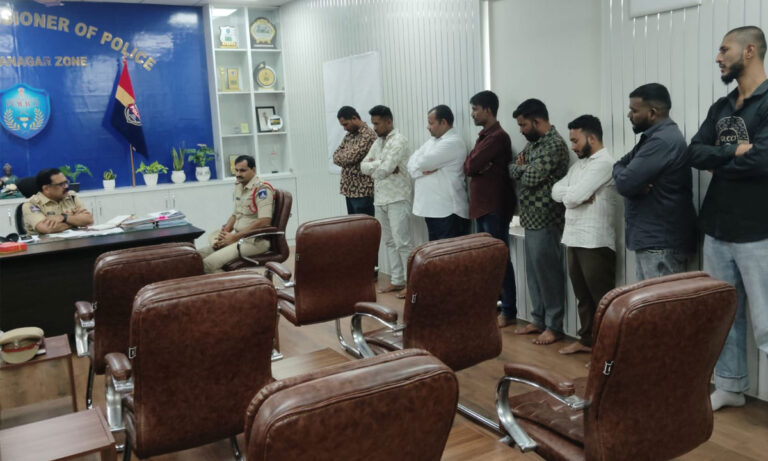 13 Rowdy Sheeters Produced Before DCP S. Srinivas IPS, Attapur Police ...