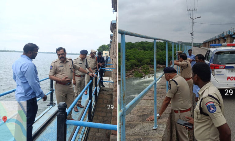 Monsoon Preparedness: DCP S. Srinivas Inspects Himayat Sagar Dam, Warns ...