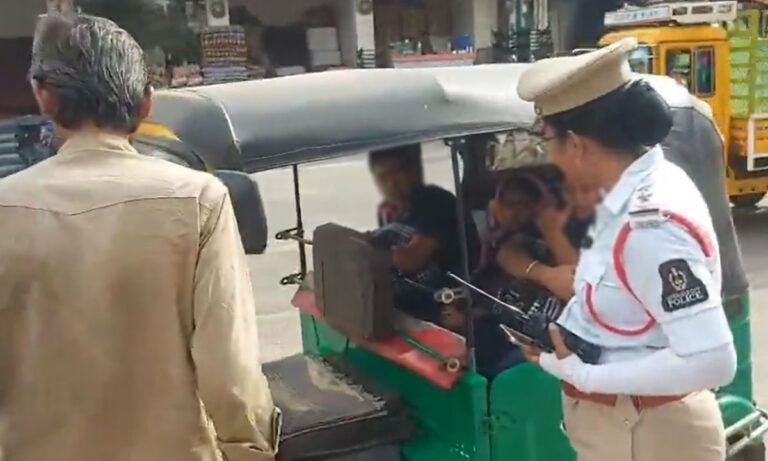 Asif Nagar Traffic Police Conduct Special Checks on School Vehicles in ...